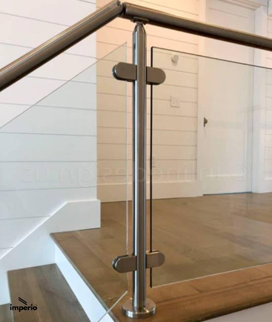 Glass Railing Stair | Modern Staircase Glass Railing India